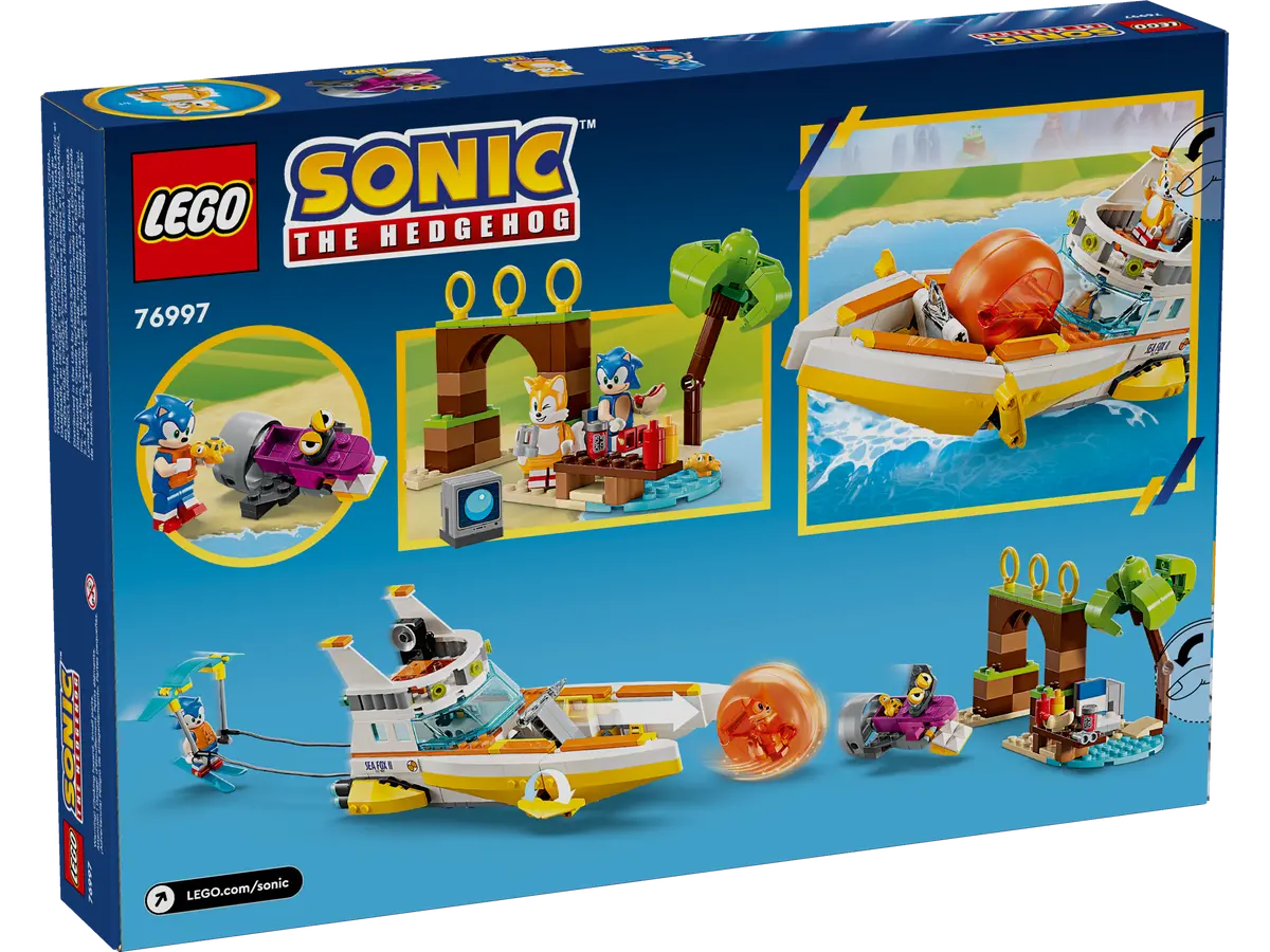 LEGO 76997: Sonic: Tails' Adventure Boat – Brick Shack