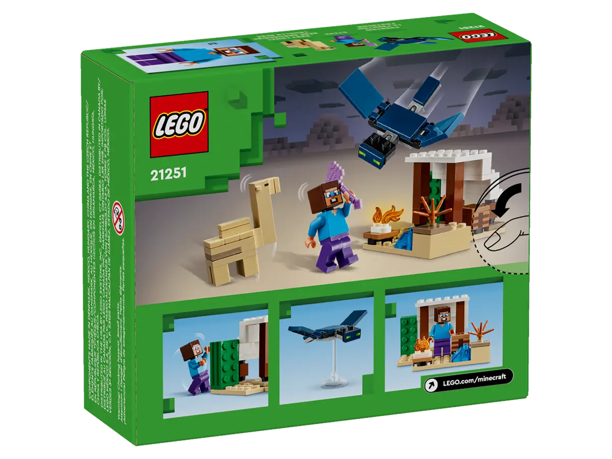 LEGO Minecraft Steve's Desert Expedition Set 21251 - Fun for All ...